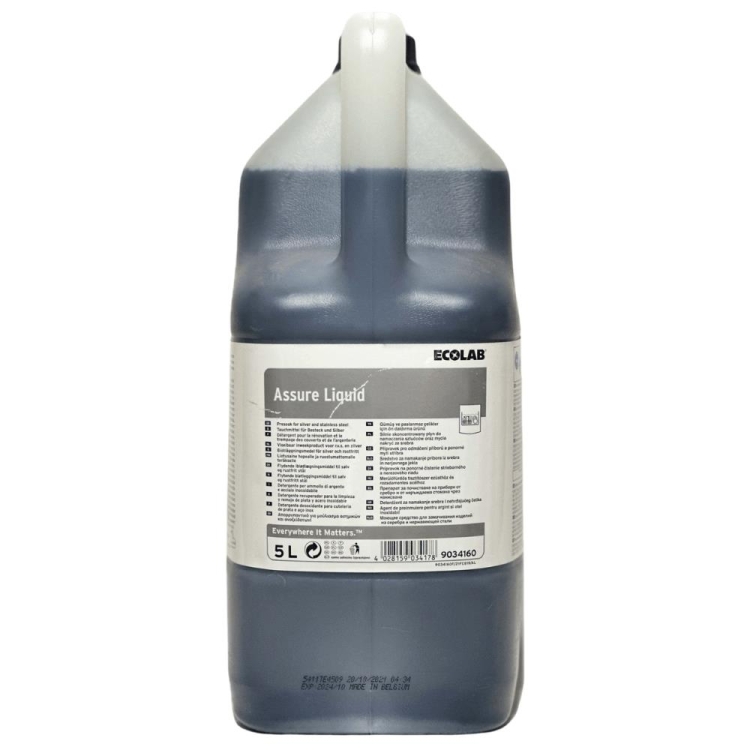 Ecolab Assure Liquid Ön Islatma ve Gümüş Temizleme Ürünü Konsantre 5 Kg ...