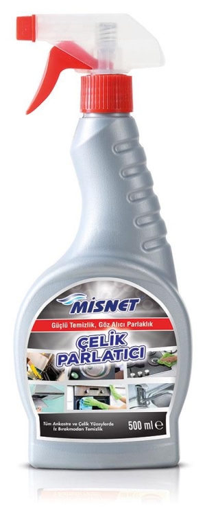 Misnet Metal Çelik Temizleyici ve Parlatıcı 500 Ml | Misnet