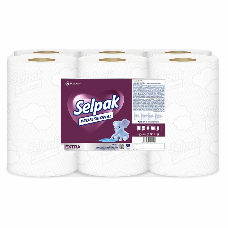Selpak Professional Extra Sensörlü Dispenser Havlu 21 Cm 6 Lı 85 Mt ...